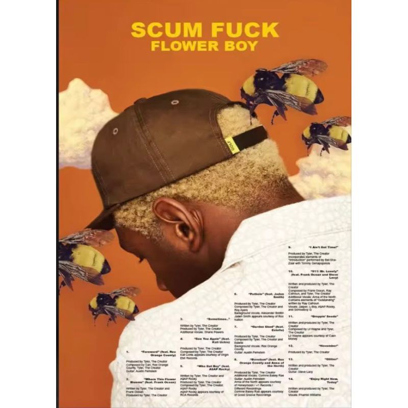 tyler the creator igor flower boy poster room wall decoration | Shopee ...