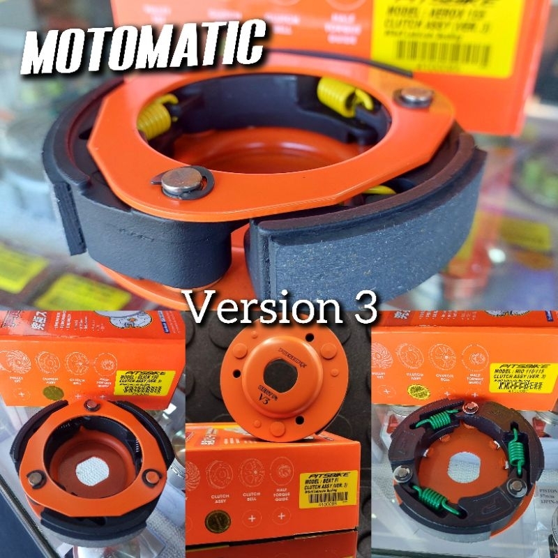Pitsbike Clutch Lining Assembly V3 | AEROX, NMAX V1-V2, CLICK, BEAT ...