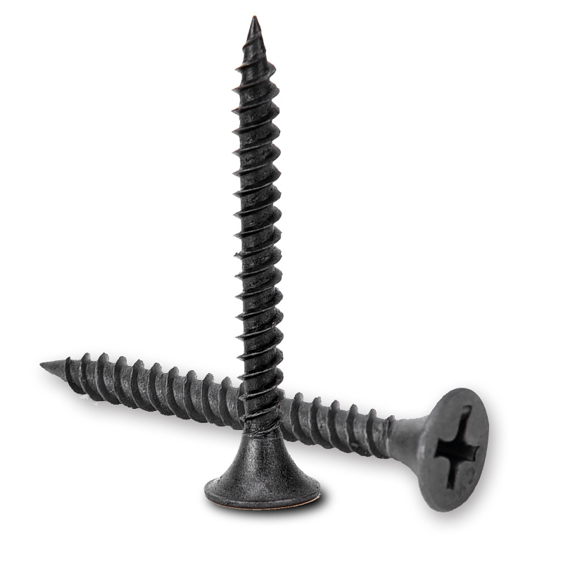 (500pcs) Gypsum board Drywall Black Screw gymsum screw wood for ...