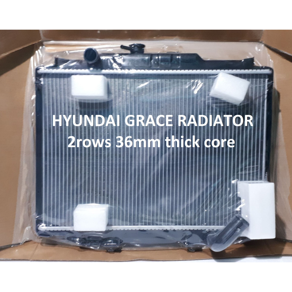 HYUNDAI GRACE RADIATOR MT 2ROWS 36MM THICK | Shopee Philippines