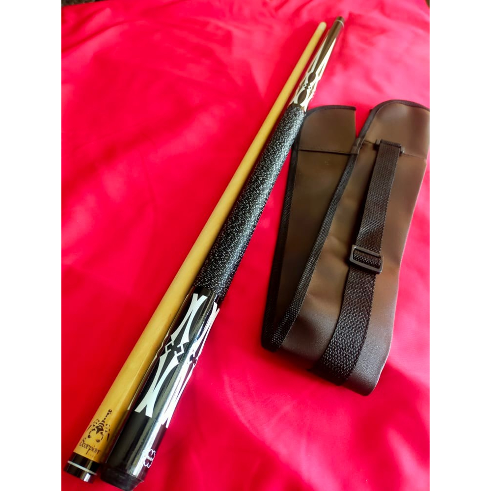 billiard scorpion cue stick 1pc. with free softcase MAPLE AND ASHWOOD ...