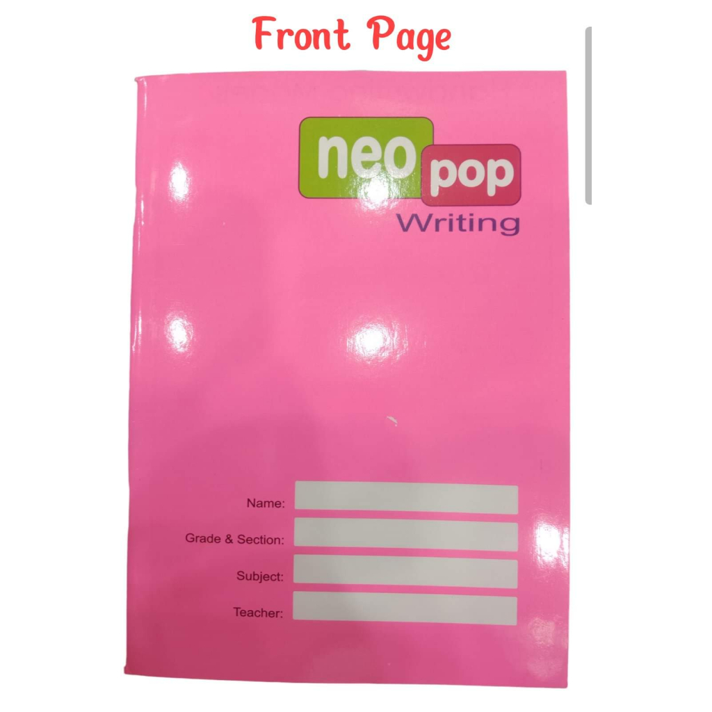 Writing Notebook 80 leaves Assorted Colors | Shopee Philippines