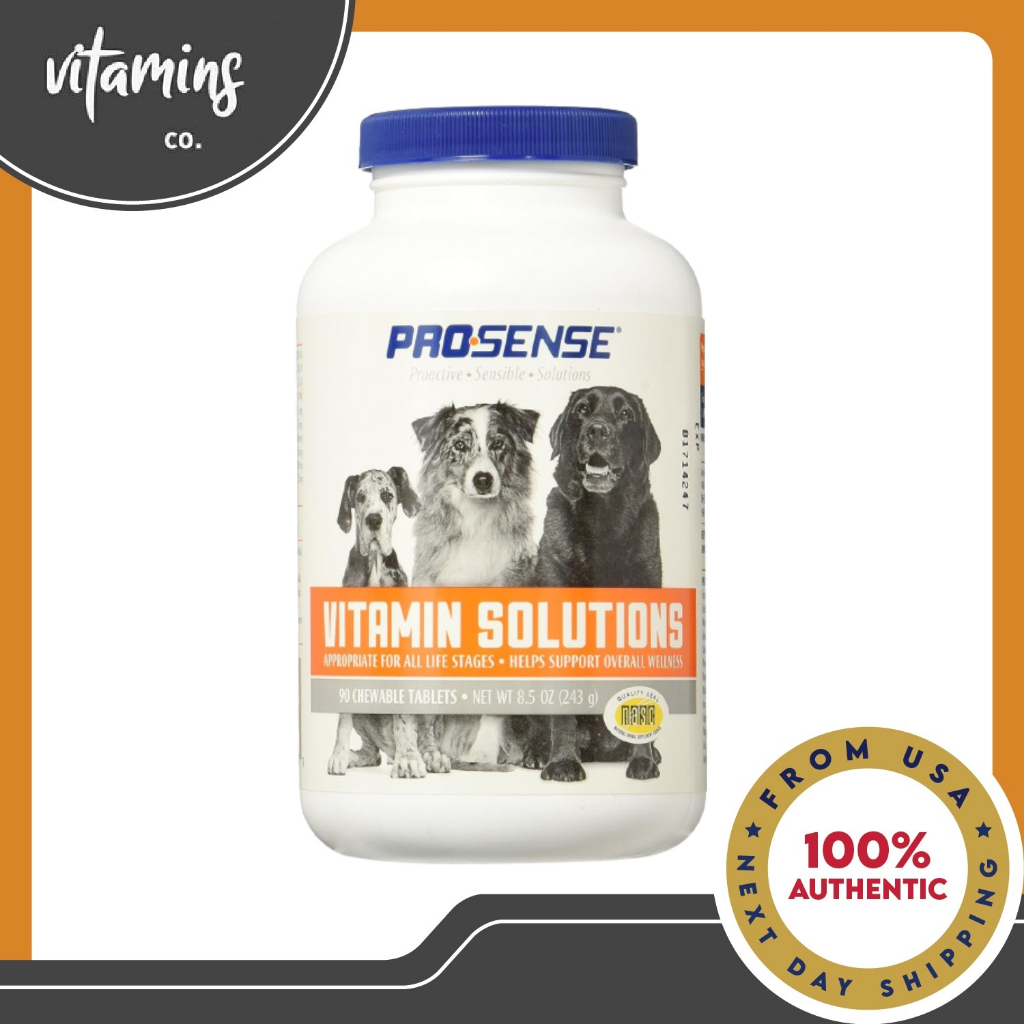 Pro-Sense Dog Multivitamin For All Life Stages (90-Count) | Shopee ...
