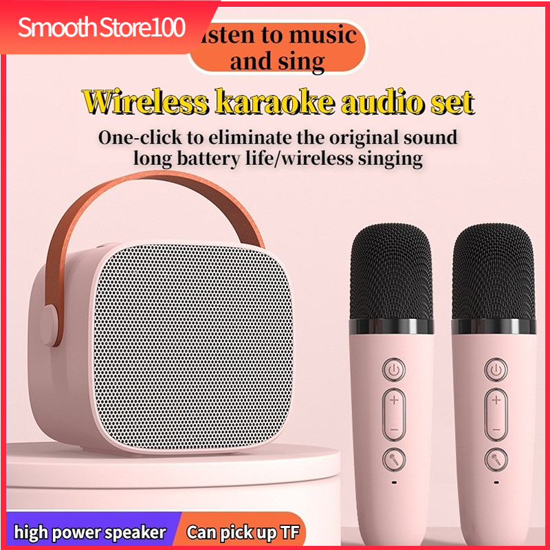 Wireless Bluetooth Portable Speakers With Microphone Microphone K Song ...
