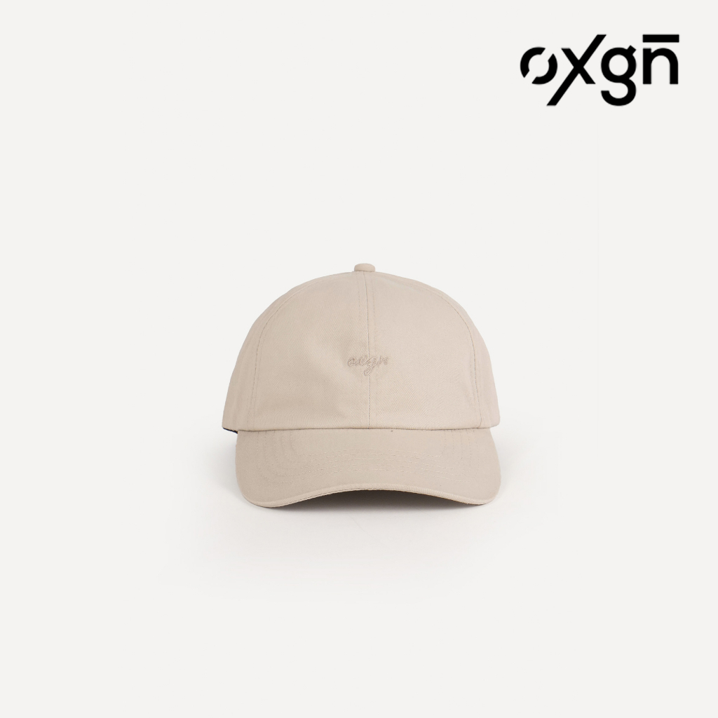 OXGN Curved Cap For Men And Women (Black/Off White) | Shopee Philippines
