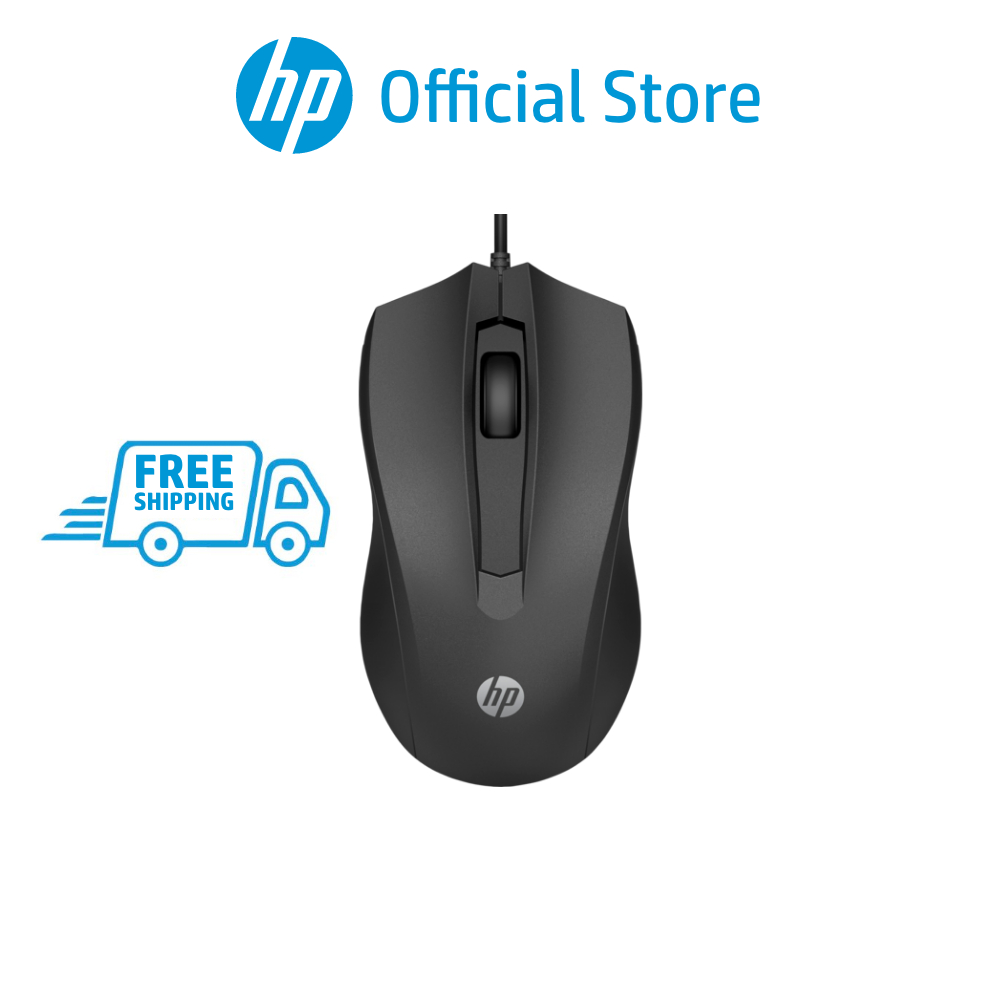 HP Wired Mouse 100 A/P | Shopee Philippines