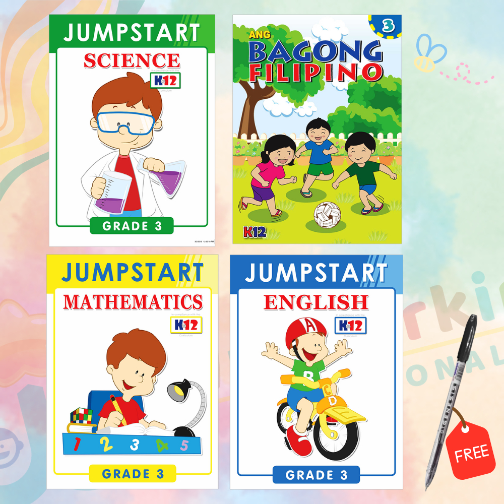 WKOS GRADE 3 JUMPSTART WORKBOOKS (English, Filipino, Science ...
