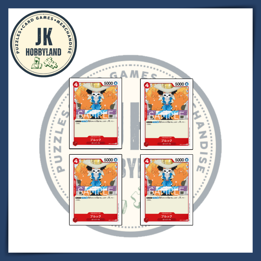 One Piece Card Game (JP TCG) Brook UC OP01-022 Playset | JK | Shopee Philippines