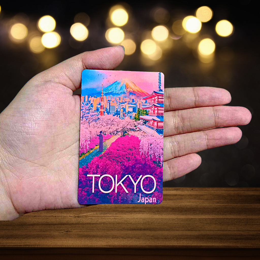 International Vintage Design Rubber Ref Magnet - (Tokyo, Japan) Vintage ...