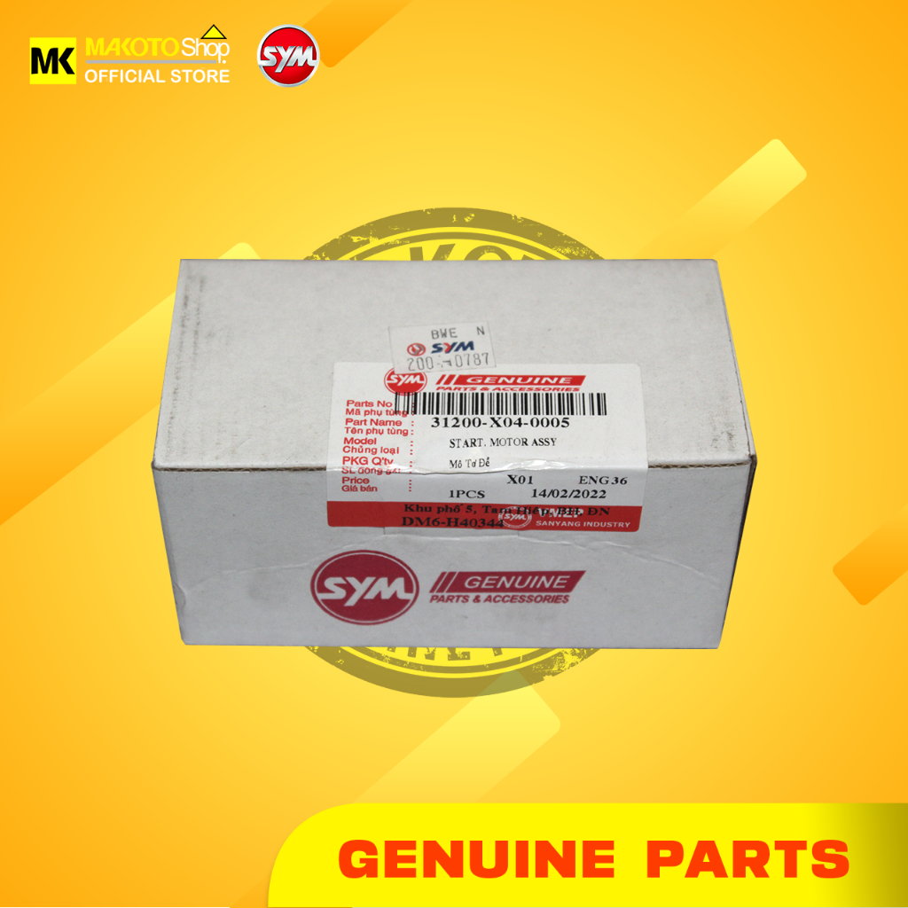 Sym Motor Assy Starter (Sport Rider 125i) | Shopee Philippines