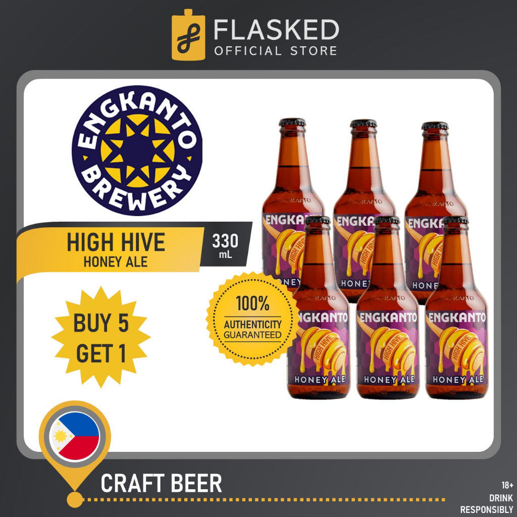 Engkanto High Hive - Honey Ale Beer 330mL 6 Pack | Shopee Philippines