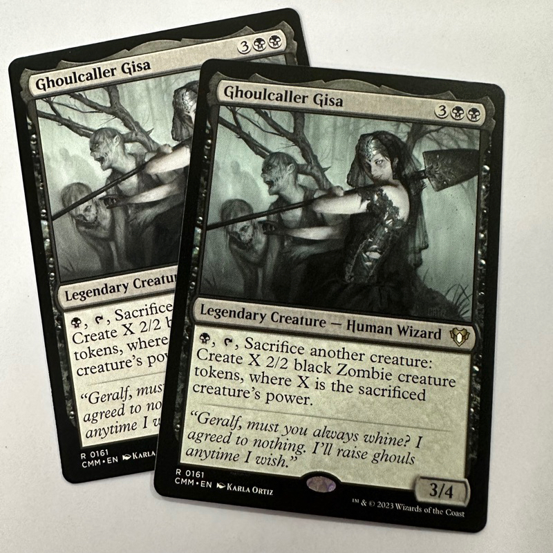 GHOULCALLER GISA | CMM COMMANDER MASTERS | HUMAN WIZARD | BLACK | MTG ...