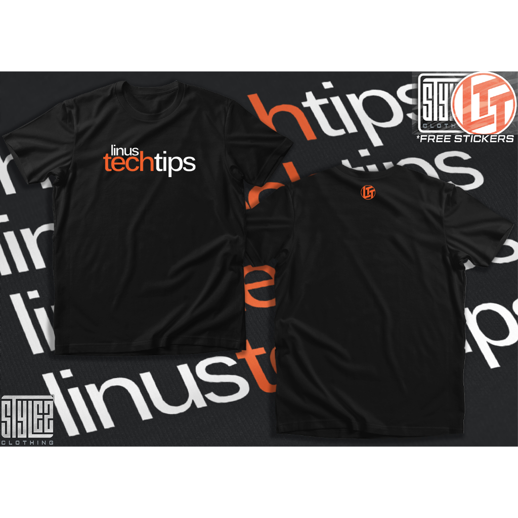 LINUS TECH TIPS PCMR T-SHIRT | Shopee Philippines