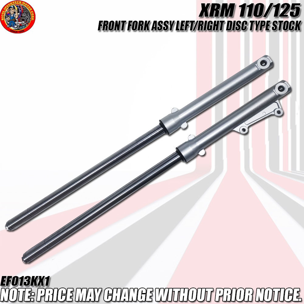 XRM 110 FRONT FORK ASSY LEFT/RIGHT DISC TYPE (EF013KX1) | Shopee ...