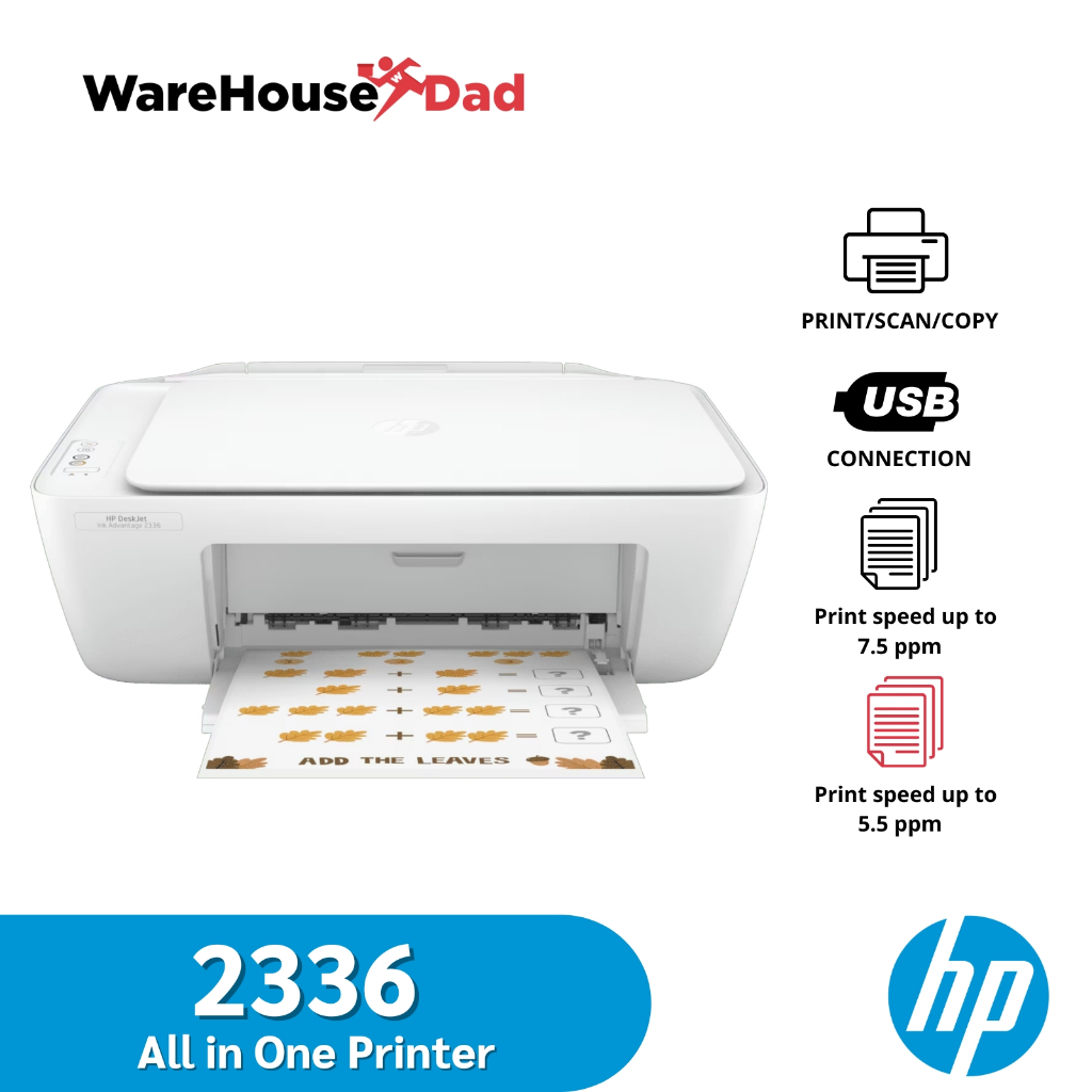 HP DeskJet Ink Advantage 2336 All-In-One Printer | Shopee Philippines