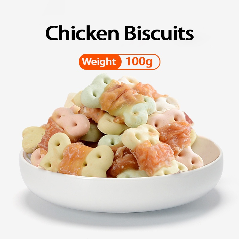 100g Pet Dog Treats Beef Dog Food Dog Snack Chicken Cheese Granule Dog ...