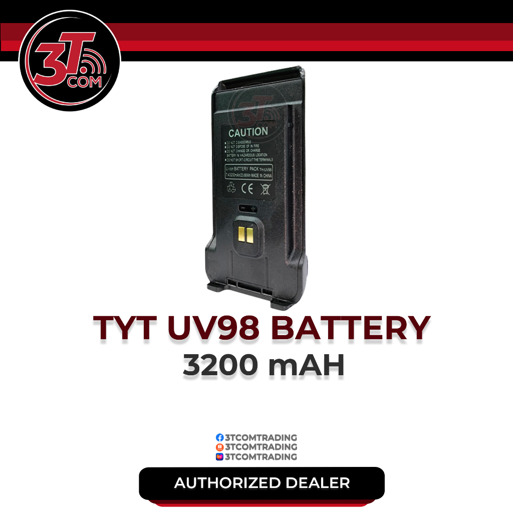 TYT ACCESSORIES FOR TYT UV98 AND TYT UV8000D PORTABLE RADIO | Shopee ...