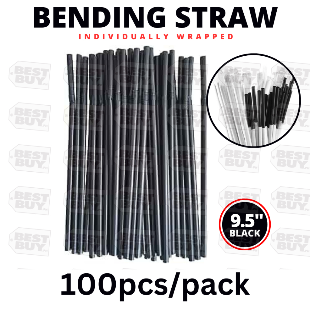Bending Straw Individually Wrapped [CHEAPEST] | Shopee Philippines