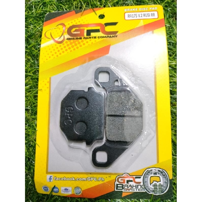 Rfi 175 V2/ V3/ V4 Brake pad Rear (GPC) | Shopee Philippines