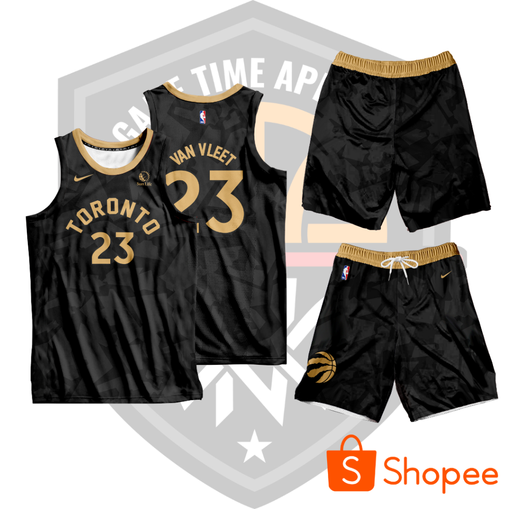 22-'23 TORONTO RAPTORS #23 VAN VLEET CITY EDITION FULL SUBLIMATION HIGH ...