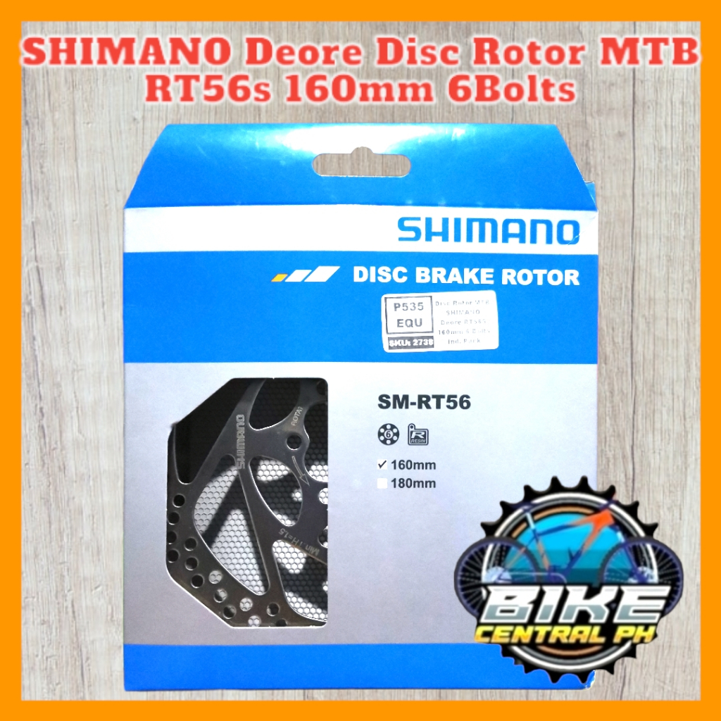 SHIMANO Disc Rotor MTB DEORE RT56 | Shopee Philippines