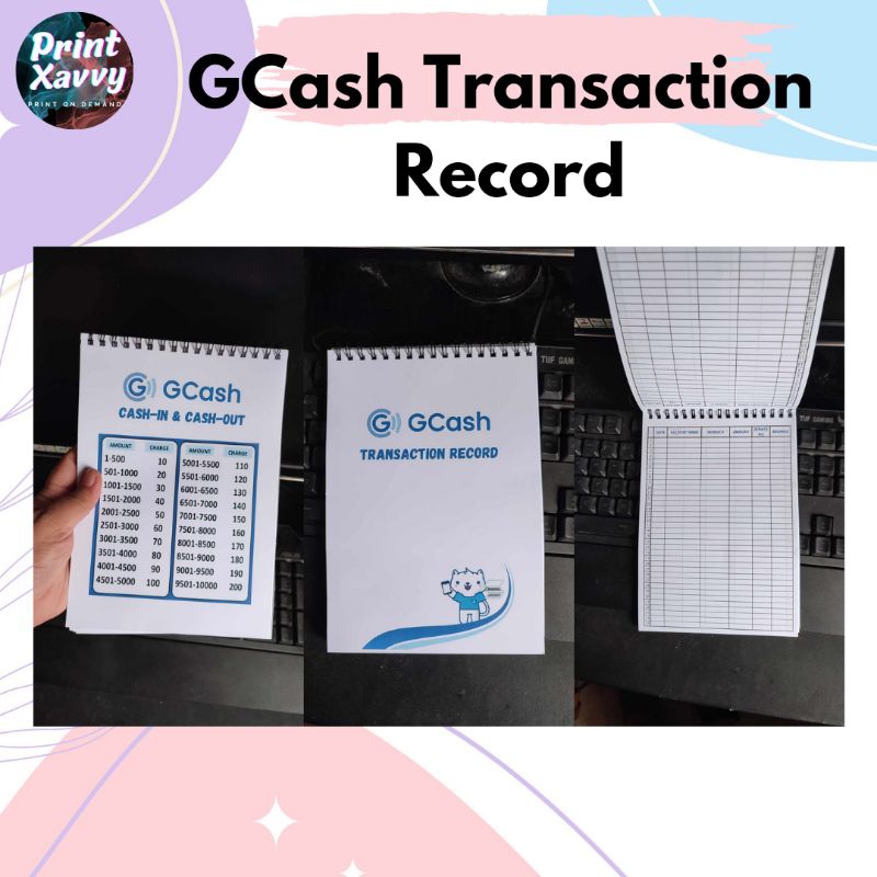 GCASH TRANSACTION RECORD/ FAST SHIPPING /BACK TO BACK PRINT / 90 PESOS ...