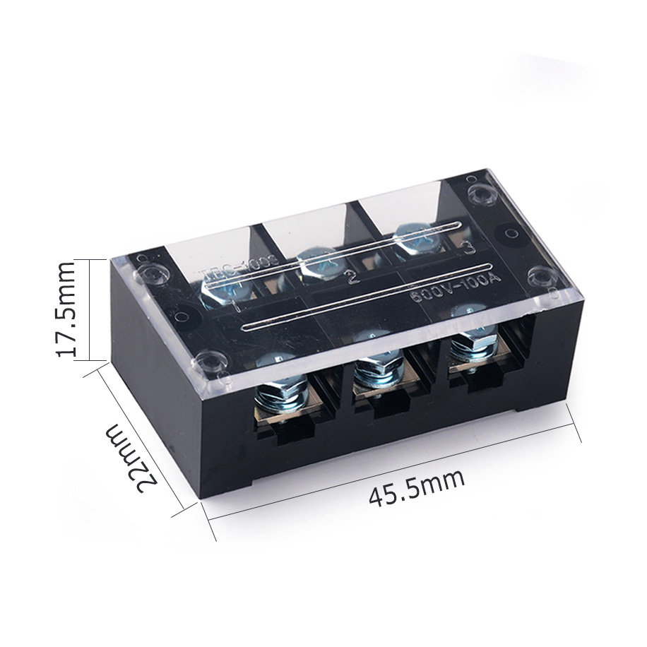 Terminal Block 600V 3 to 8 Slots 15A 25A Copper Molded Type Electrical | Shopee Philippines