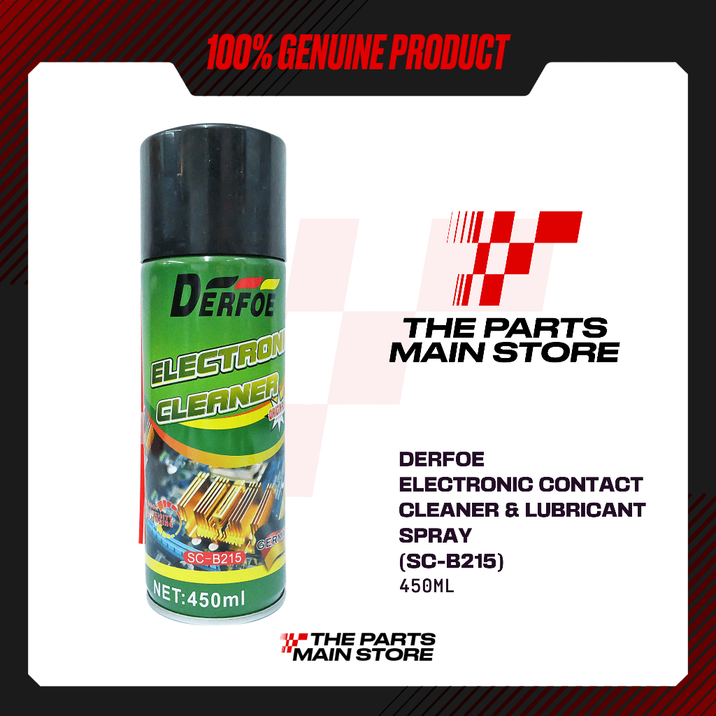 DERFOE ELECTRONIC CONTACT CLEANER AND LUBRICANT SPRAY (SC-B215) 450ML ...
