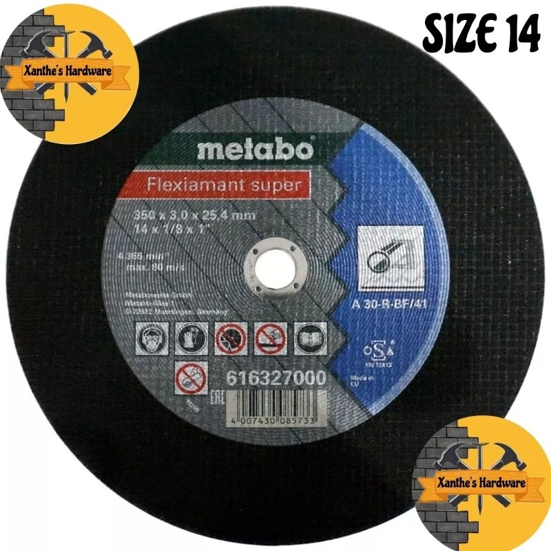 Metabo Cut off Wheel for INOX #14 MADE IN GERMANY | Shopee Philippines