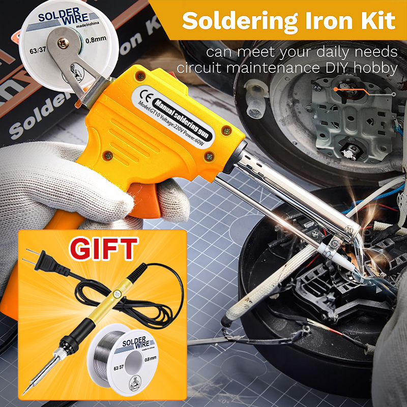 Eone Home Auto Soldering Iron Set Soldering Gun Portable Welding ...