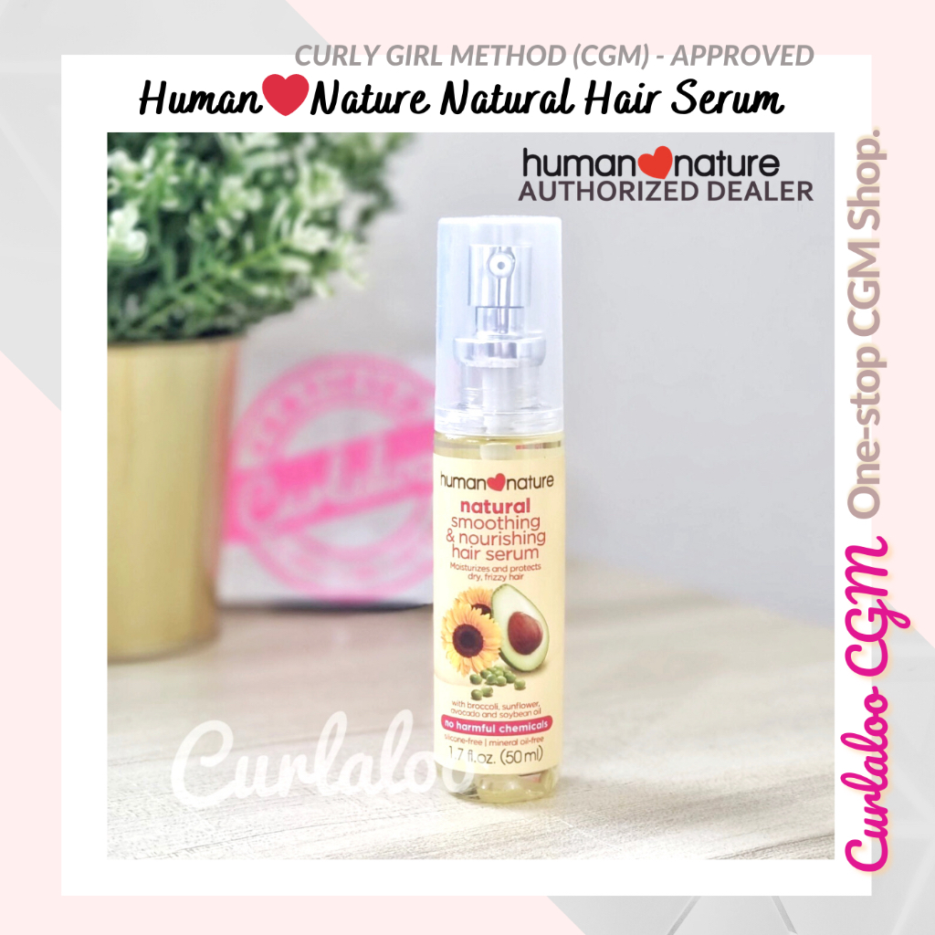 Curlaloo CGM Shop - Human Nature Smoothing & Nourishing Hair Serum 50ml ...