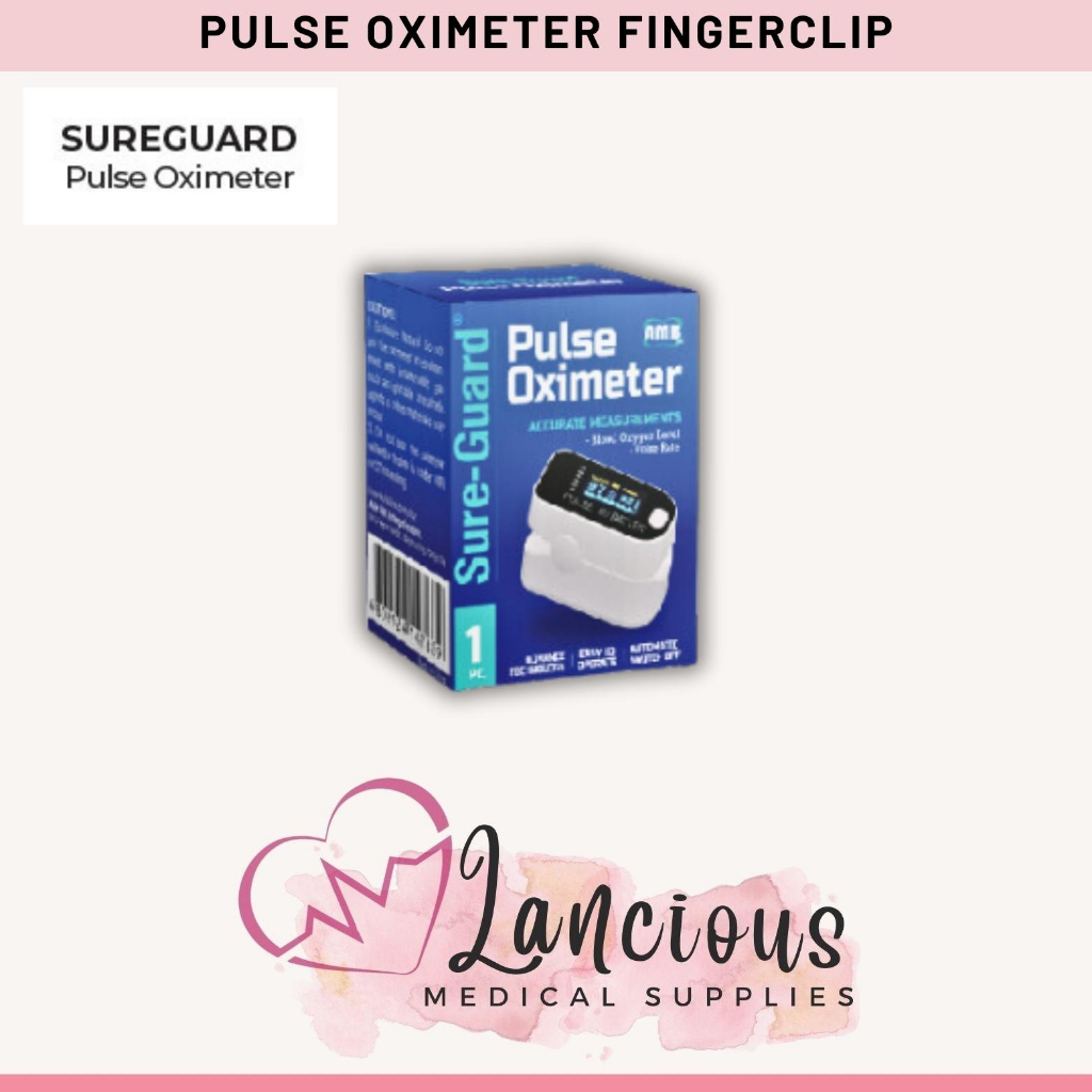 Pulse Oximeter(Sureguard) | Shopee Philippines