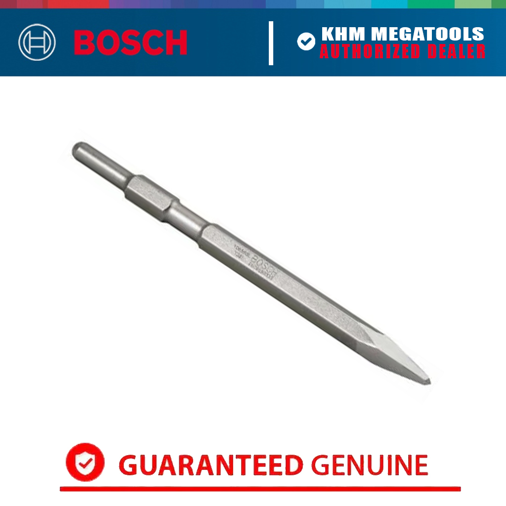 Bosch Hex Chisel Bit 17mm x 280mm Hexagonal Pointed •khm megatools ...