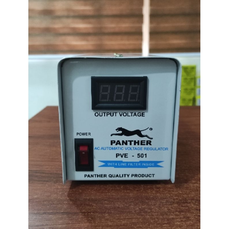 Panther PVE-501 Relay Type AVR 500W, Output 220V AC | Shopee Philippines