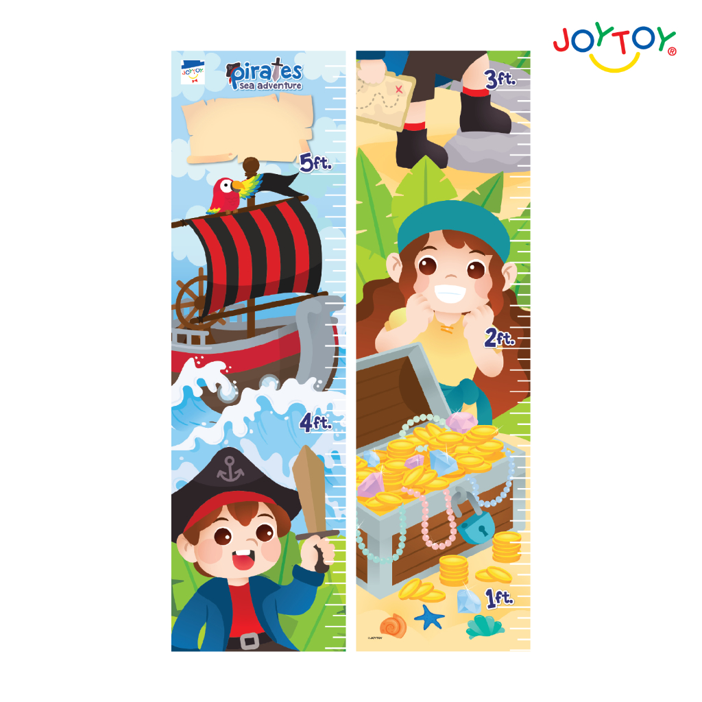 JOYTOY Pirates Sea Adventure Growth Charts | Shopee Philippines