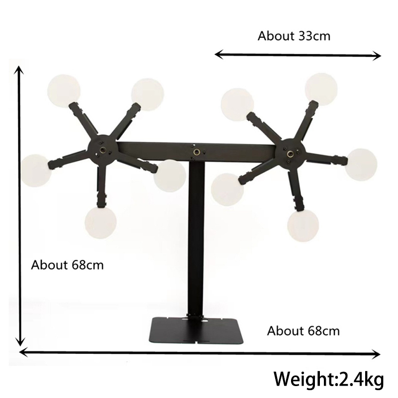 Resetting and Rotate The Metal Shooting Target Stand with 10 Steel ...