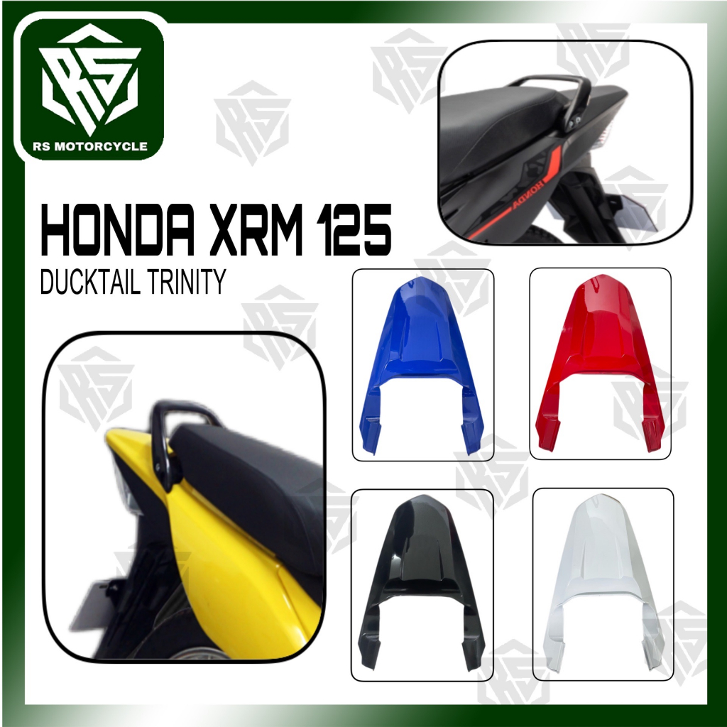 [RIDE SAFE] MOTORCYCLE FAIRINGS DUCK TAIL COVER XRM 125 A48 | Shopee ...