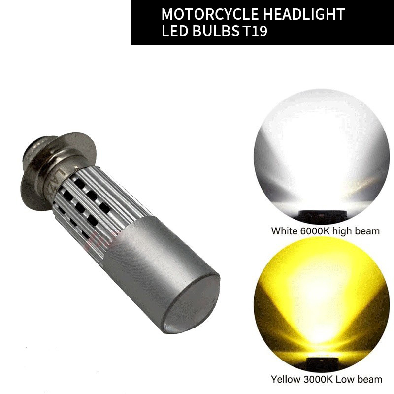 MDL KILLER BULB MOTORCYCLE HEADLIGHT WITH BLUE PARK LIGHT T19 H6 WAVES DESIGN GOOD QUALITY ...