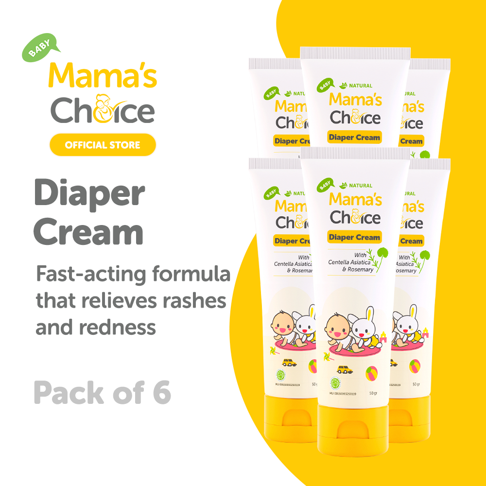 [Bundle of 6] Mama’s Choice Baby Diaper Cream | Rash Cream | Nappy Rash ...