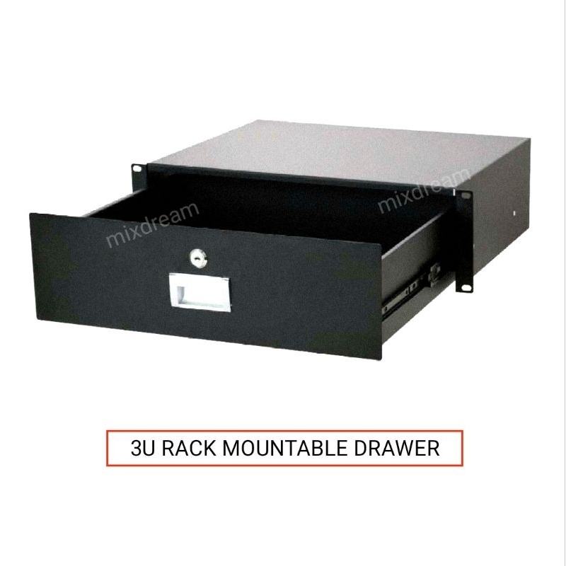 Rack Drawer Mountable (Metal) for tourcase server rack (with keylock ...