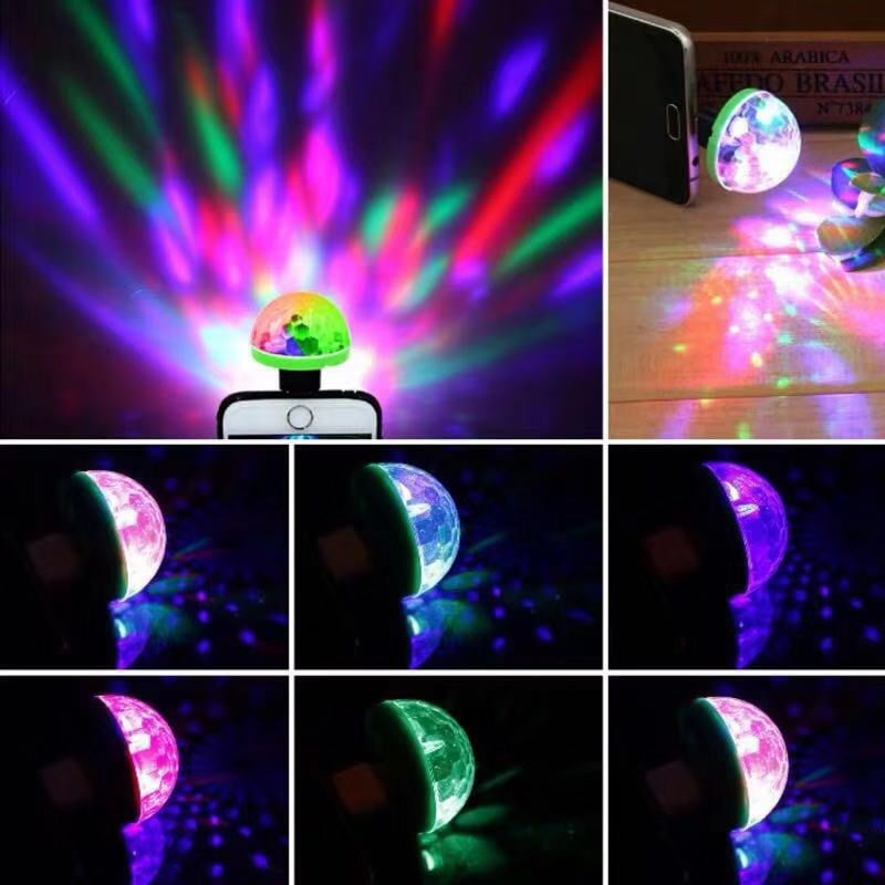 USB Disco Light Party Lights OTG Mini Disco Ball Stage Led Light ...
