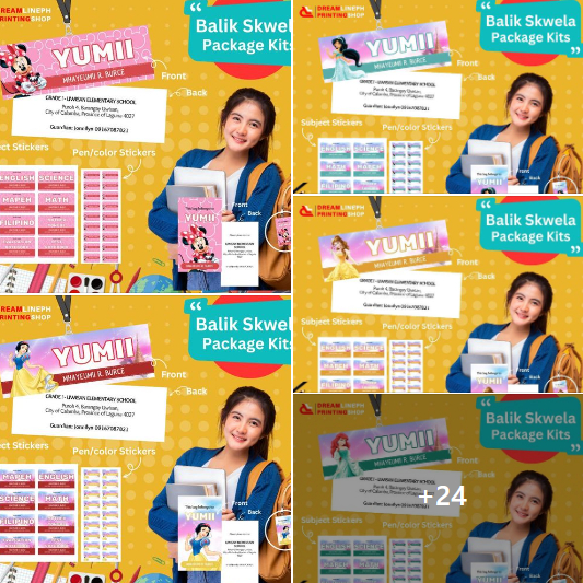 NAME Tag, bag tag, stickers for School (Laminated/ PVC) FREE LACE ...