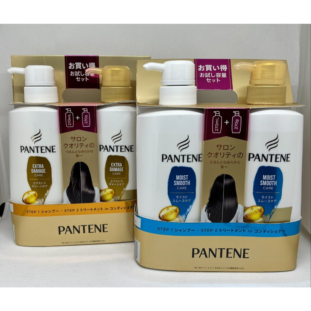 P&G JAPAN PANTENE SHAMPOO & CONDITIONER SET PRO-V, 270 ml (1 set=2 ...