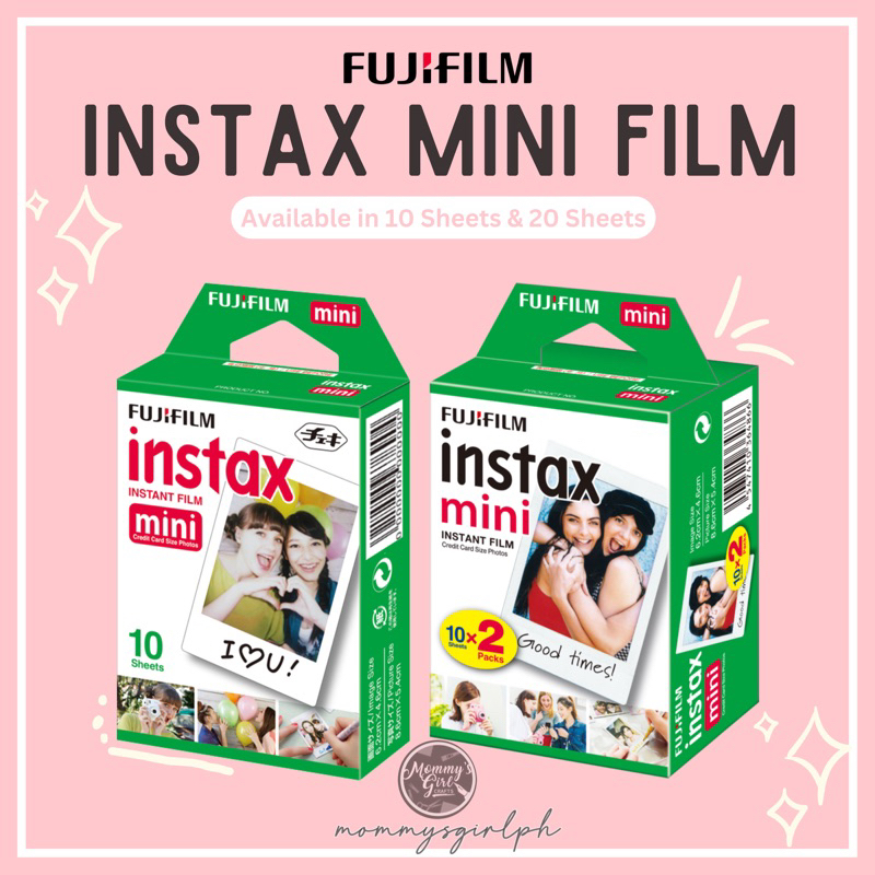 FUJIFILM INSTAX MINI FILM PLAIN 20 Sheets 10 Sheets | Shopee Philippines