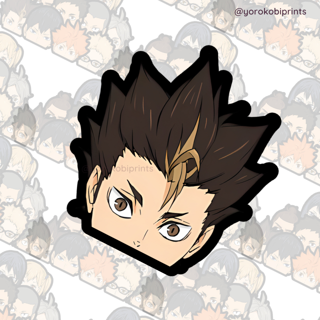 Haikyuu Karasuno Hinata Kageyama Tsukishima Peeker Waterproof