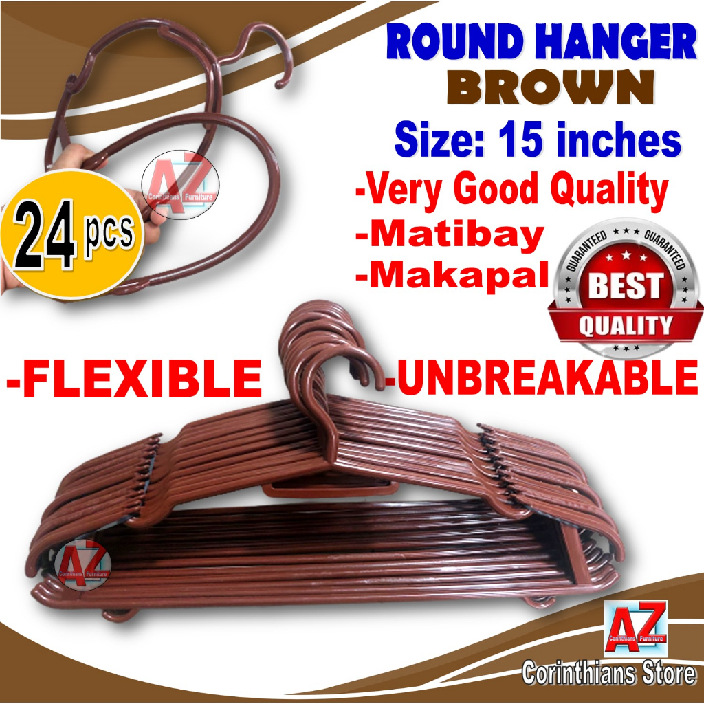 QUALITY UNBREAKABLE Hanger 24 PCS-MAKAPAL, MATIBAY-Good Quality ...