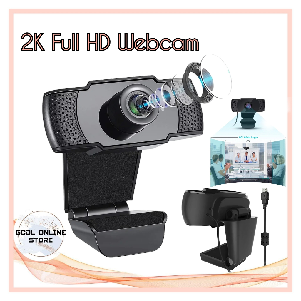 2K FHD USB Camera Drive Video Web Cameras Clip Camera Computer Webcam ...