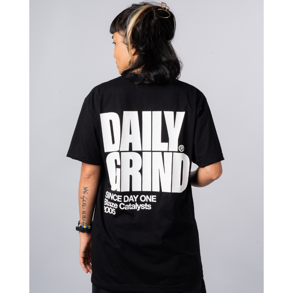 DAILY GRIND BLAZE TSHIRT BLACK | Shopee Philippines