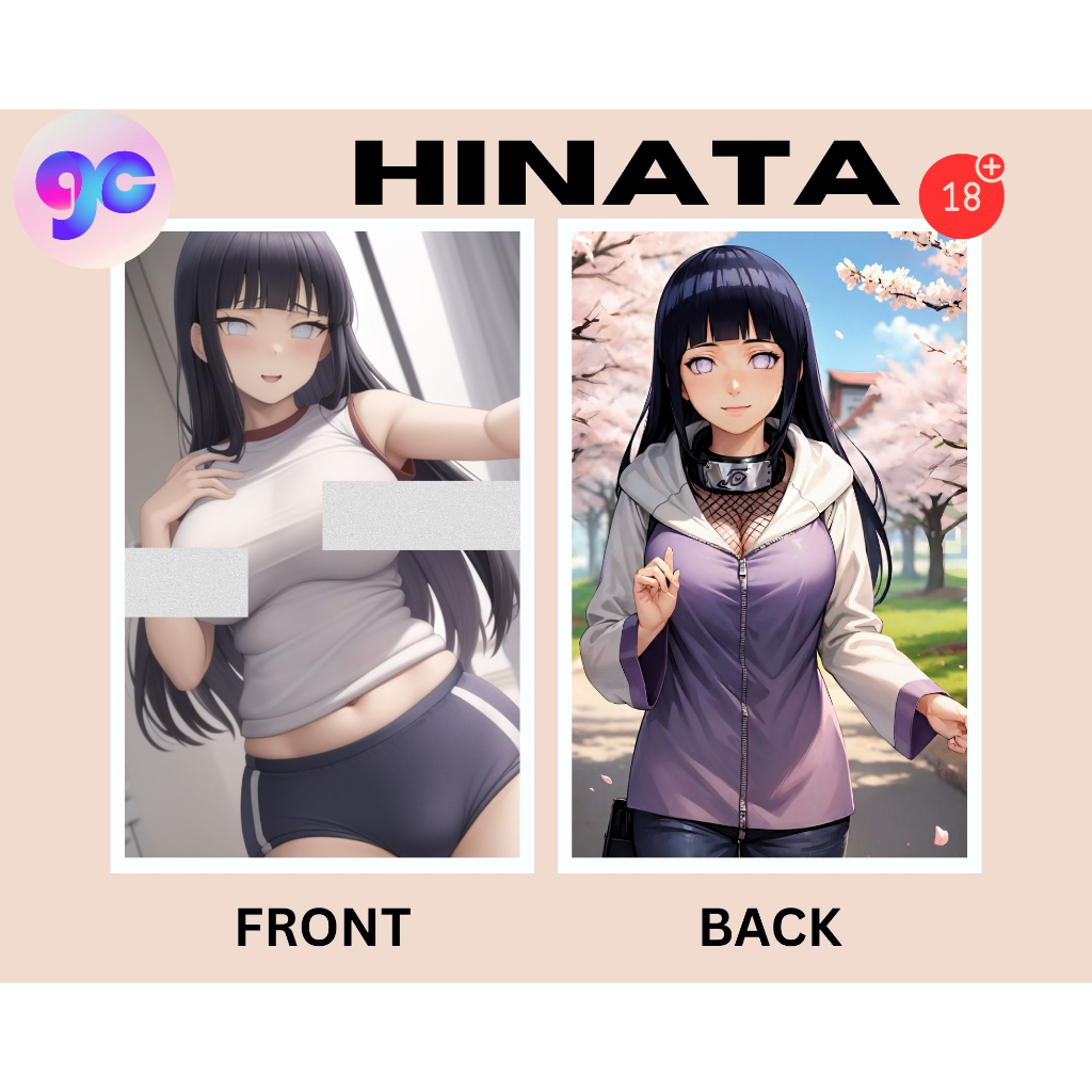 Hinata Hyuga Set 02 Naruto Shippuden High Quality Nsfw Photocards 7530