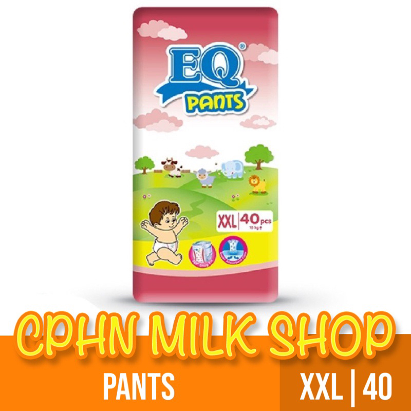 EQ Pants Baby Diapers Jumbo Pack XXL 40 | Shopee Philippines